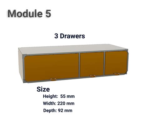 🏢 Modular Organizing Drawers System・ 3d File For 3d Printing・cults