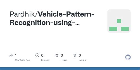 Github Pardhikvehicle Pattern Recognition Using Machine Deep