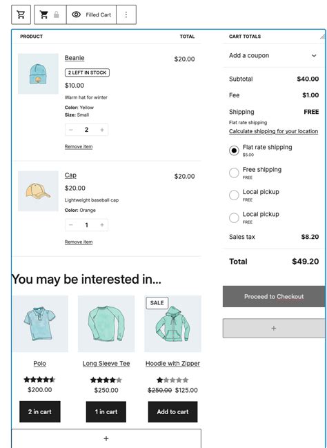 Cart Block Documentation Woocommerce