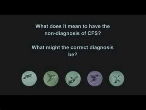 The Misdiagnosis Of Cfs Youtube