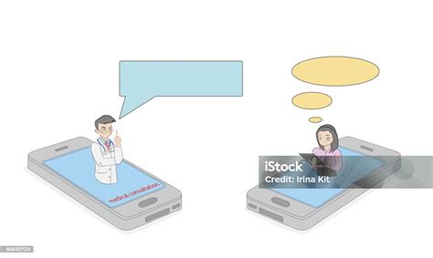 약간의 스케치 사람들 온라인 의료 상담 손으로 그려 의료 디자인 및 인포 그래픽에 대 한 만화 벡터 일러스트 레이 션 개념에 대한 스톡 벡터 아트 및 기타 이미지 Istock