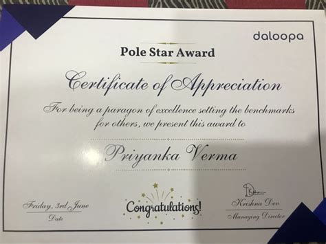 Priyanka Verma On Linkedin It Feels Great When Your Organization Recognise Your Work And Efforts