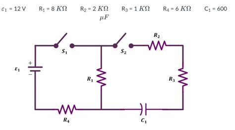 Solved The RC Circuit In The Figure Has A Capacitor Chegg Com