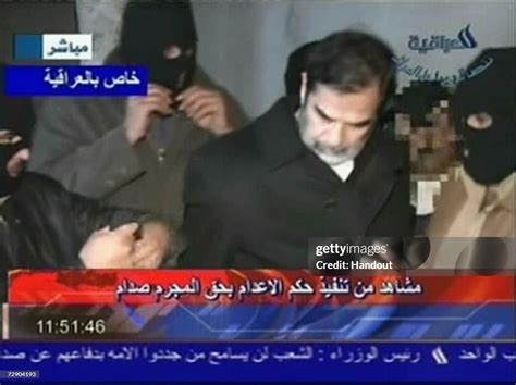 In This Television Screen Grab Taken From Iraqi National Television
