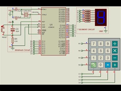 Keyboard Interface Rolling Display ECL Microcontroller Lab S ECE KTU YouTube