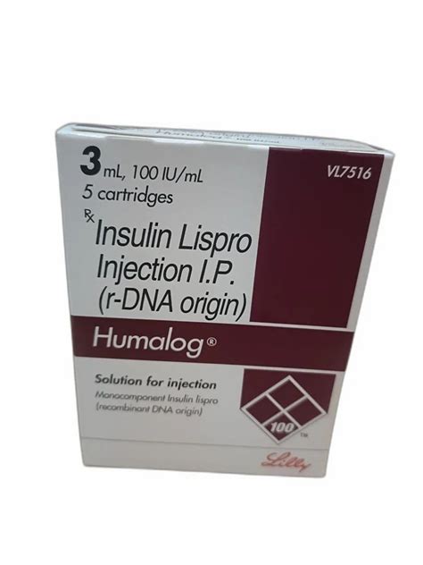 Insulin Lispro Injection 100 IU Ml 3 Ml At Rs 1200 Piece In Nagpur ID 2851763902930