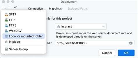 Create A Local Server Configuration Webstorm Documentation