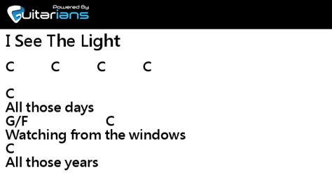 Mandy Moore Zachary Levi I See The Light 結他譜 Chord譜 吉他譜