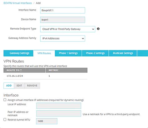 Oracle Bare Metal And Firebox Bovpn Virtual Interface Integration Guide