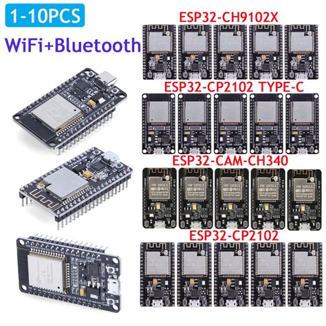 Placa de desarrollo ESP32 de 1 10 piezas módulo inalámbrico de baja potencia WiFi Bluetooth