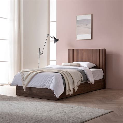 셀바오크 평상형 침대 프레임 Qk