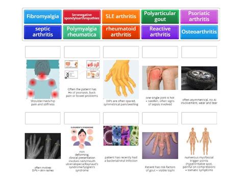 Differentials Of Joint Swellingpain Match Up
