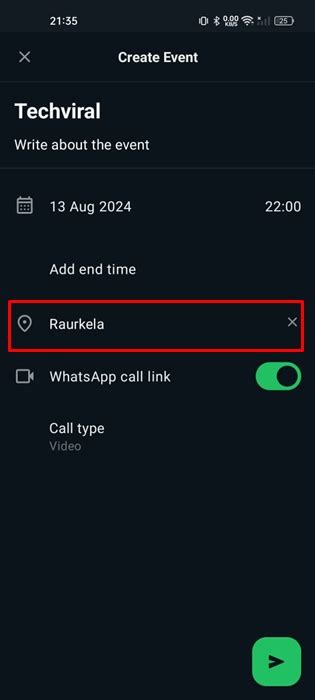 How To Create An Event On Whatsapp Group