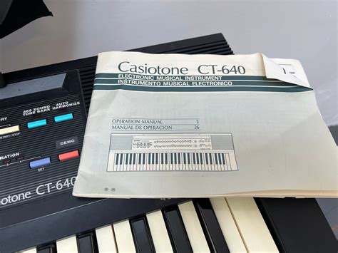 Casio Keyboard With Stand Microphone And Power Cord 6655