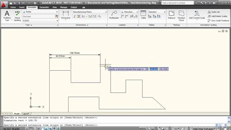 autocad lt 2010 dimensioning tutorial youtube