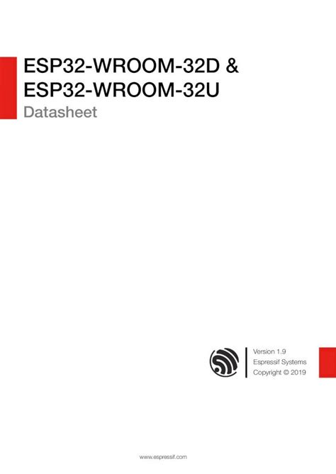 PDF ESP32 WROOM 32D ESP32 WROOM 32U 2020 11 5 1 Overview 1 Overview ESP32 WROOM 32D