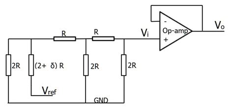 Solved Figure Shows Configuration Of A 3 Bit R 2r Ladder Digital To
