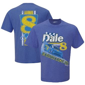 Dale Earnhardt Jr Hellmans Throwback Car T Shirt Gray