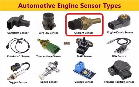 Engine Coolant Temperature Ect Sensor Monitors Temperature