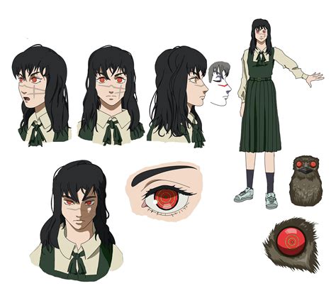 Yoru Anime Character Design Sheet R Chainsawman