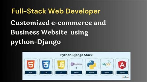build e commerce and business website using django by rafiakhuram fiverr