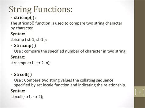 String Handling Ppt