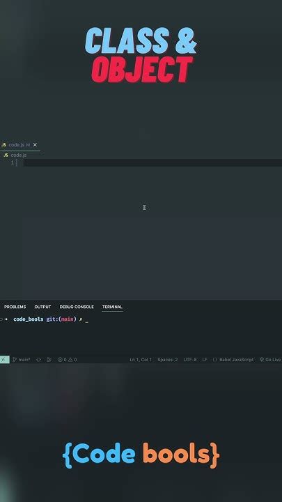 What Is Class And Object In The Javascript Classes Coding Javascript Shortes Youtube
