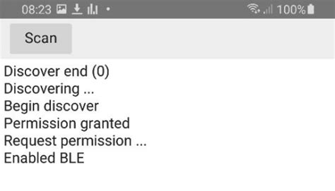 Android Permissions With Bluetooth Le And Location Not Recognized Immediately Cross Platform