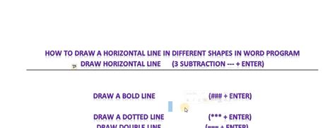 Shortcut Key To Draw Straight Lines In Ms Word Word 2003 2019 By 4yourexcel