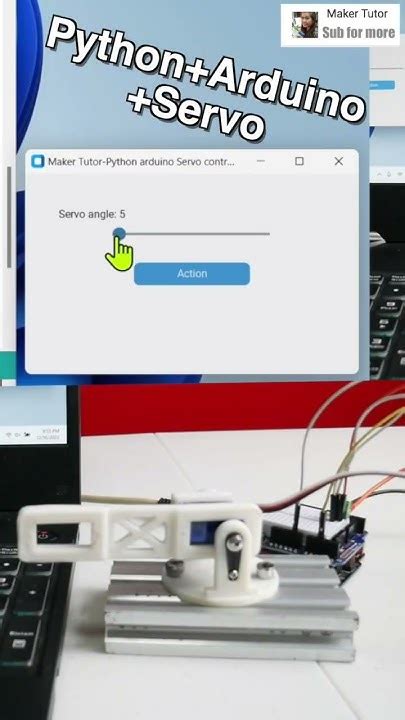 Python Arduino Servo Motor Control Youtube