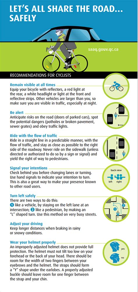 Cycling Safety Publications Saaq