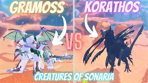 Korathos Vs Gramoss Creatures Of Sonaria Youtube