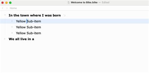 Inconsistent Indentation Behaviour Bike Outliner Hog Bay Software Support