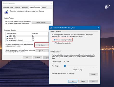 Configure Windows 10 To Automatically Create A System Restore Point On Startup