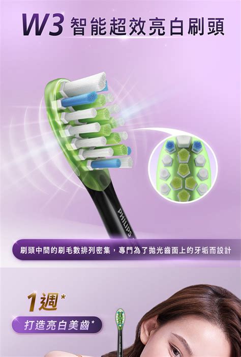 Philips 飛利浦 Sonicare 亮白隨行智能鑽石音波電動牙刷 Hx991169 紫鑽 Pchome 24h購物