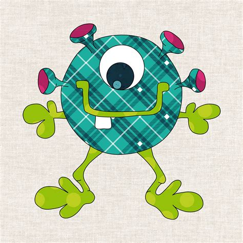 Snaggletooth Monster Applique · The Whole Country Caboodle