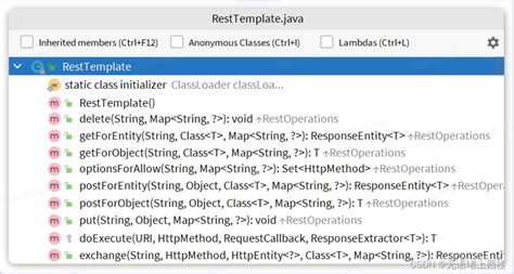 spring原生resttemplate实现远程调用 原生的resttemplate方法 csdn博客