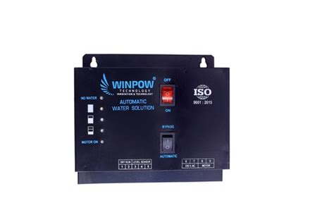 Water Level Controller With Dry Run Protection Application Position