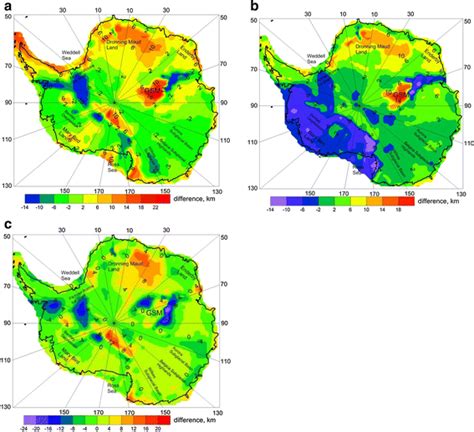 Moho Depth Differences Between Our Seismic Model And A Crust2 0 B Download Scientific Diagram