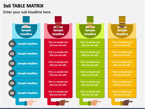 3 Types Of Table Matrix Template