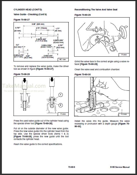 Bobcat S185 Service Manual Skid Steer Loader 530360001 530460001 ABRT60001 TakeManual Com
