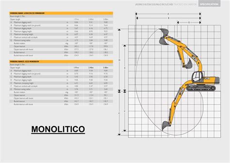 Scheda Tecnica Jcb Js220 Arnus