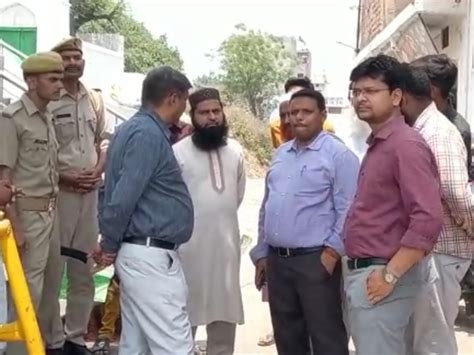 Sdm Inspected Jama Masjid In Sambhal Instructed The Municipality Eo To