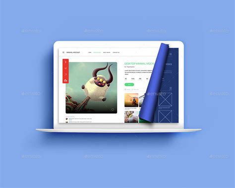 Scroll Web App Showcase Mockup By Fingergraphics Graphicriver