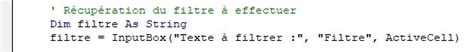 Comment Filtrer Des Données En Vba Sur Excel Excel Formation
