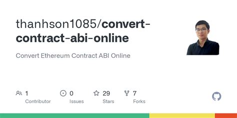 GitHub Thanhson1085 Convert Contract Abi Online Convert Ethereum