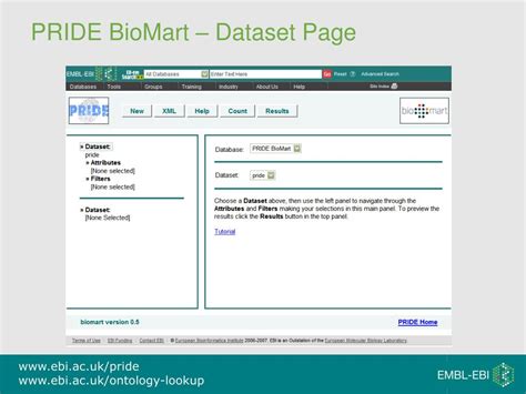 Ppt Pride The Proteomics Identifications Database Powerpoint