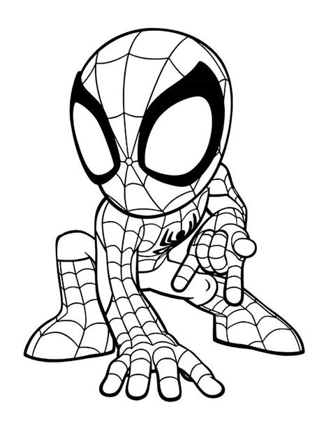 Spidey Coloring Pages Printable Unleash Your Inner Artist With Marvel