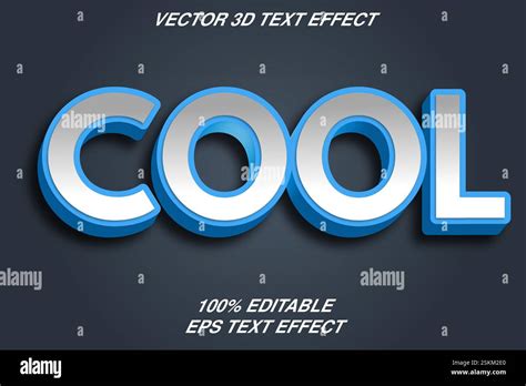 3d Editable Vector Text Effect Design Template Stock Vector Image And Art