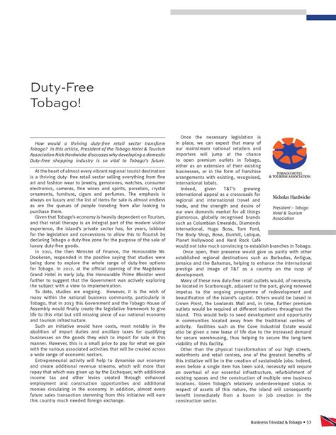 Business Trinidad Tobago By Prestige Business Publications Ltd Issuu
